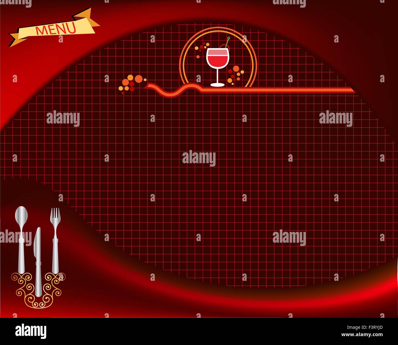 Wine Menu Card Design Template Vector Art Stock Vector Image & Art - Alamy