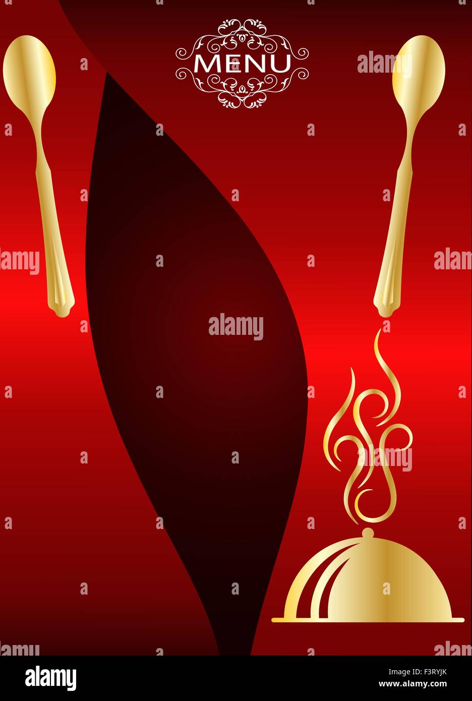 Menu Card Design Template Vector Art Stock Vector Image & Art - Alamy