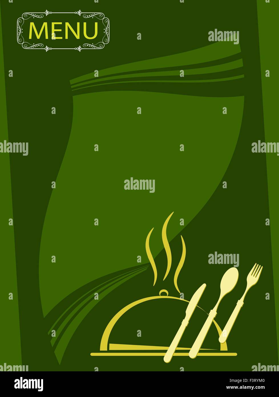 Menu Card Design Template Vector Art Stock Vector Image & Art - Alamy