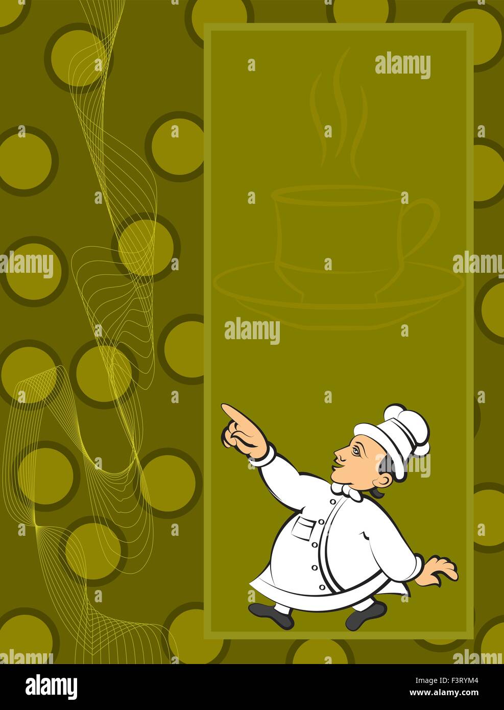 Chef Menu Card Design Template Vector Art Stock Vector Image & Art - Alamy