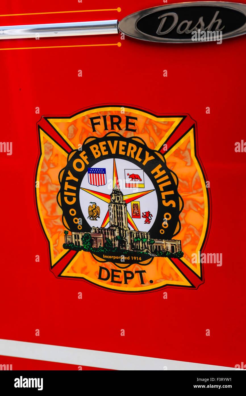 Fire department logo hi-res stock photography and images - Alamy