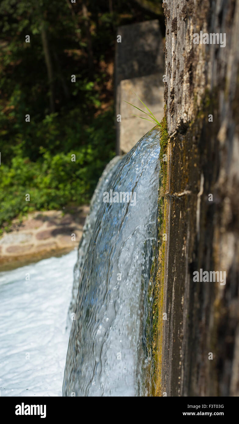 Clean water stream, photographed with long exposure time Stock Photo ...