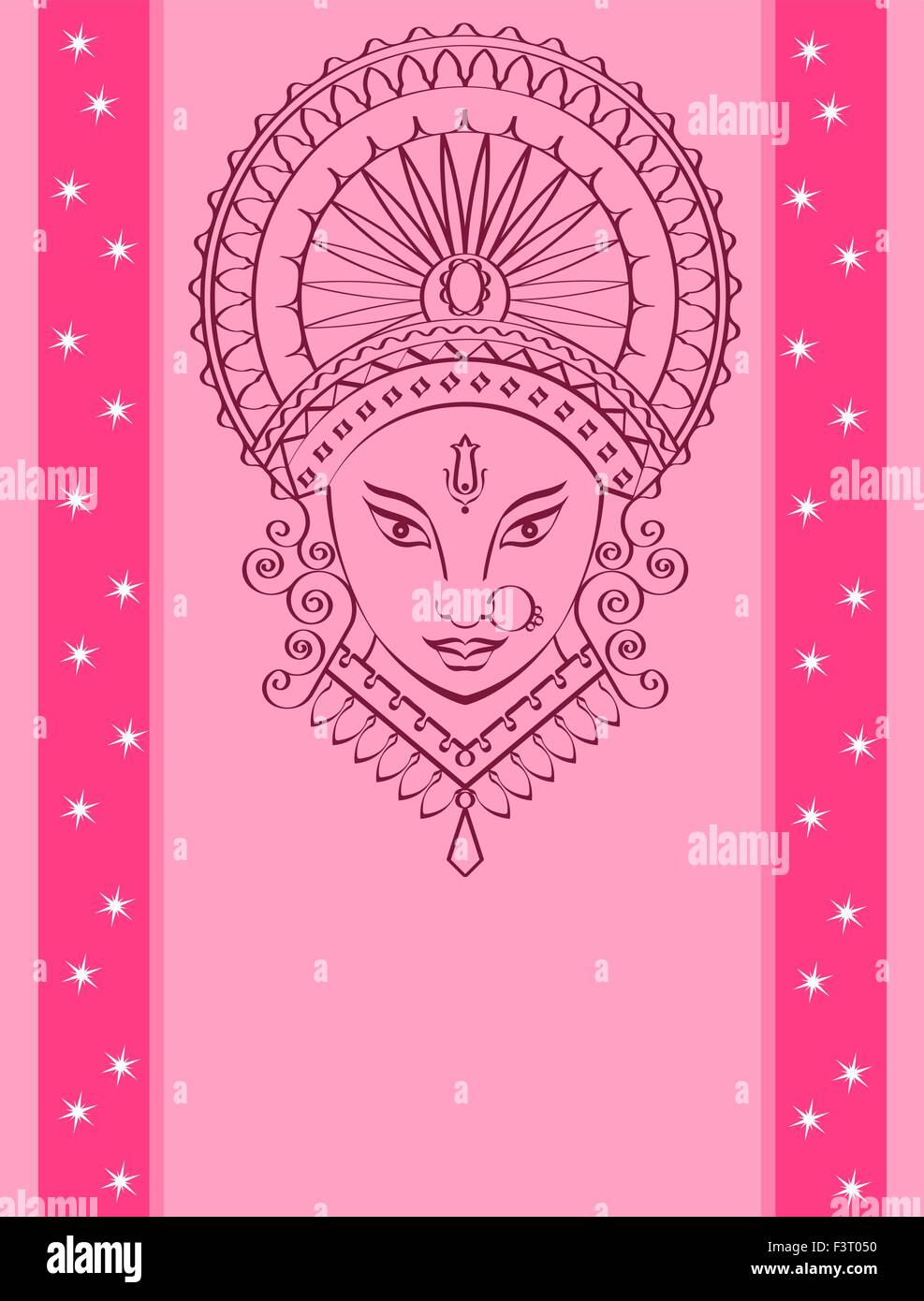 Durga Goddess of Power Vector Art Stock Vector Image & Art - Alamy