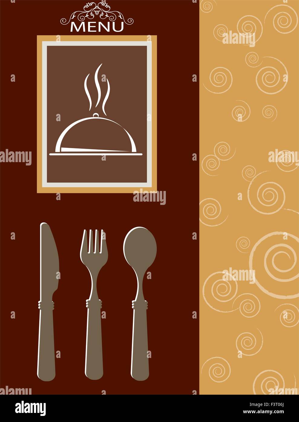 Menu Card Design Template Vector Art Stock Vector Image & Art - Alamy