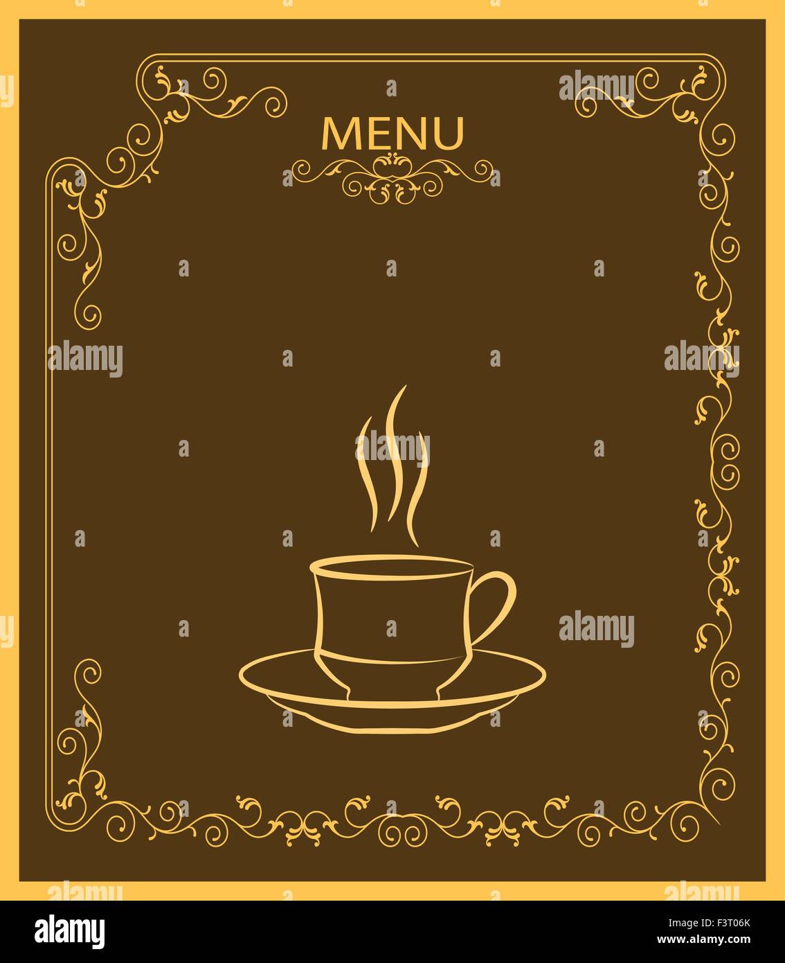 Coffee Menu Card Design Template Vector Art Stock Vector Image & Art ...