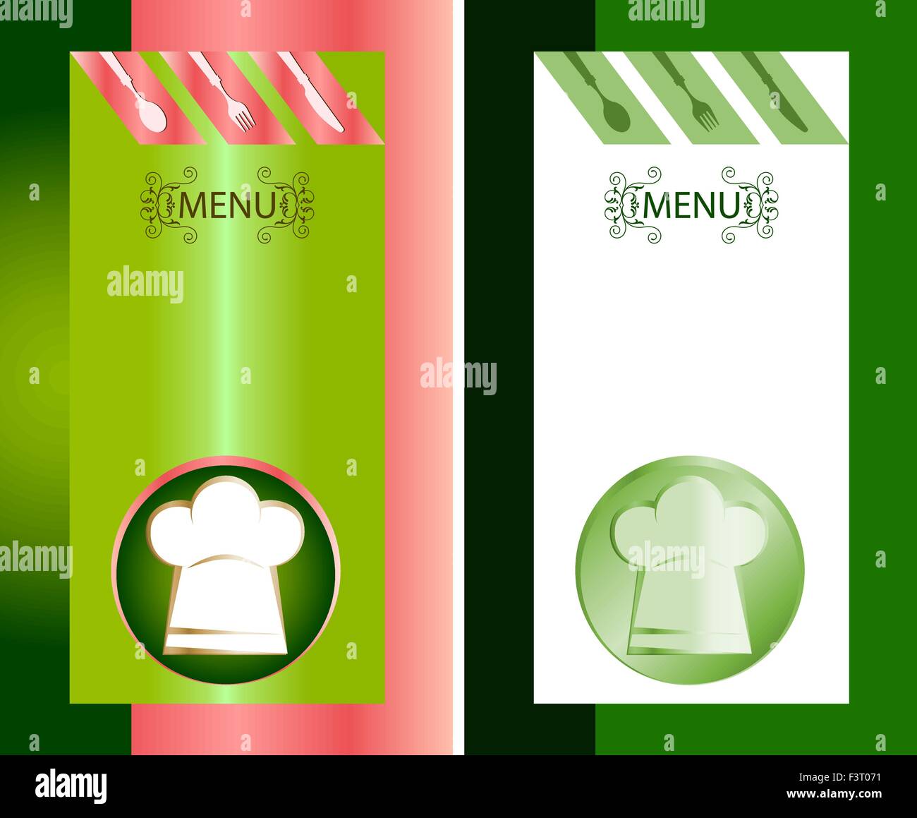 Menu Card Design Template Vector Art Stock Vector Image & Art - Alamy