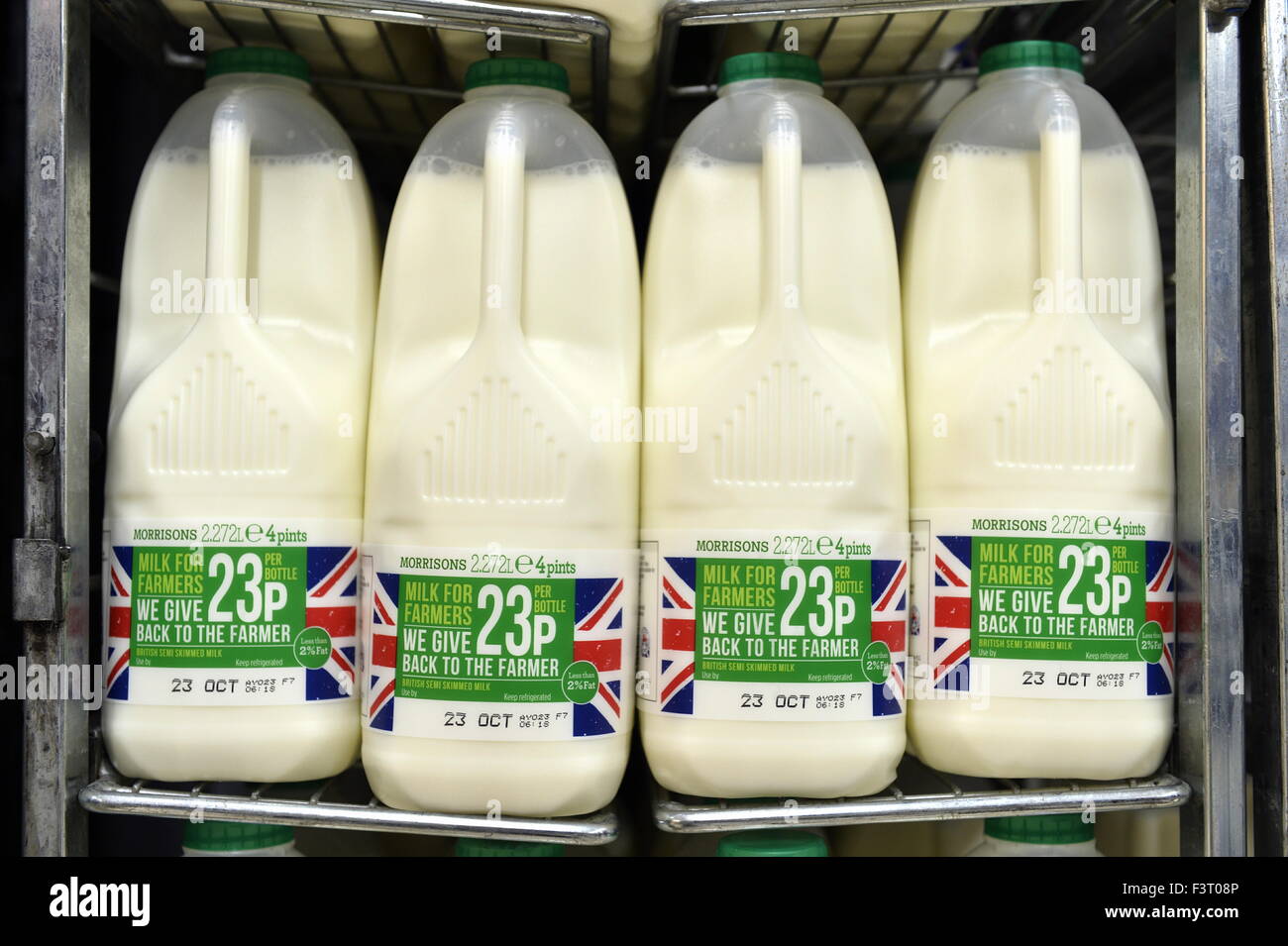 Morrisons milk hi-res stock photography and images - Alamy