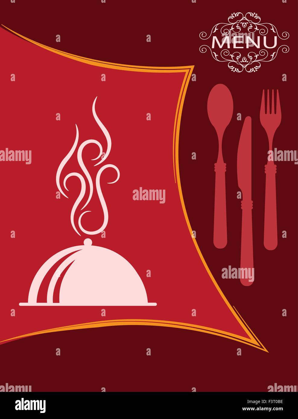 Menu Card Design Template Vector Art Stock Vector Image & Art - Alamy