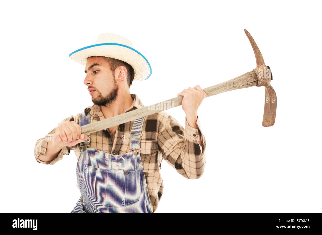 hispanic farmer pick Stock Photo - Alamy