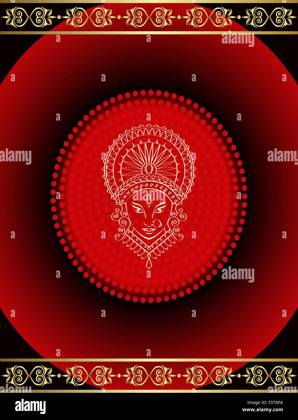 Durga Goddess of Power Vector Art Stock Vector Image & Art - Alamy