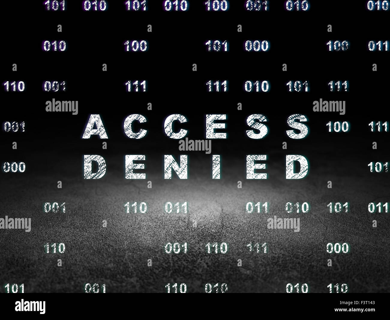 Privacy concept: Access Denied in grunge dark room Stock Photo - Alamy