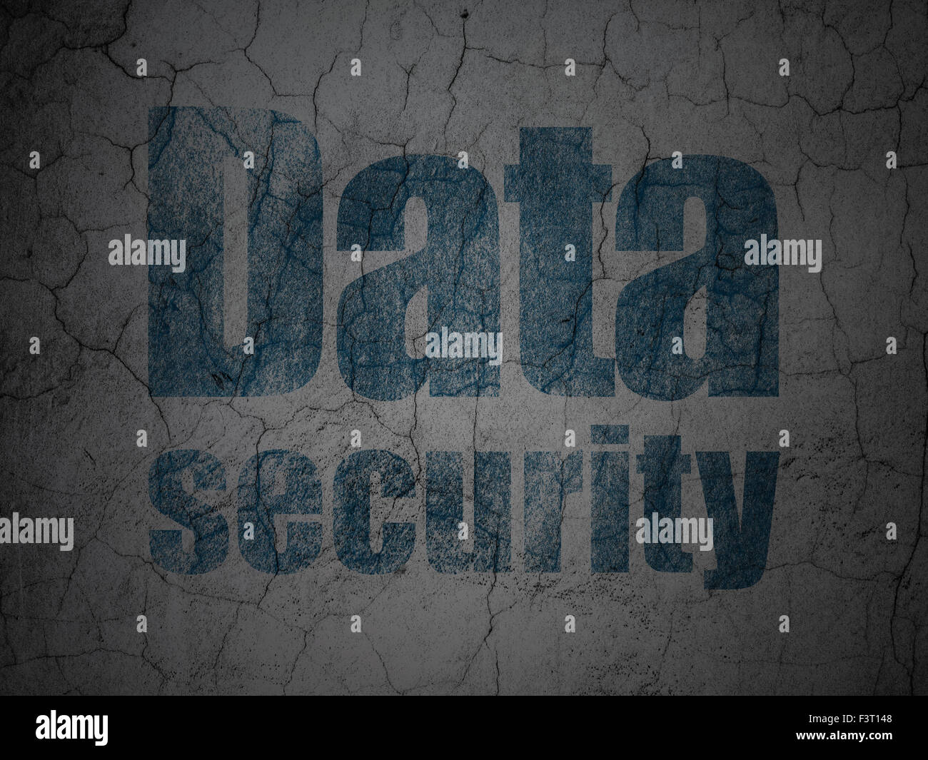 Safety concept: Data Security on grunge wall background Stock Photo - Alamy