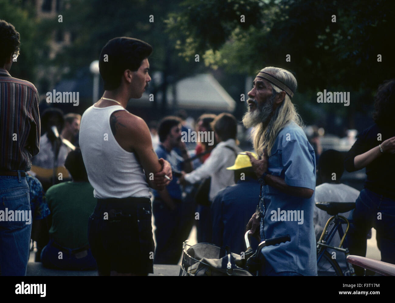 Washington Square, New York, 1981 Stock Photo - Alamy