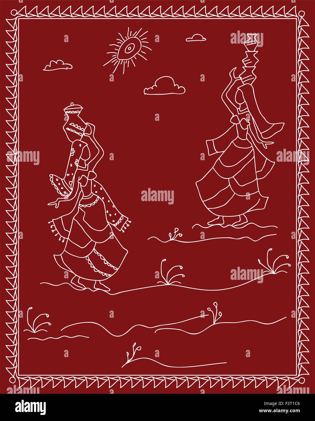 Women head decoration in Stock Vector Images - Alamy