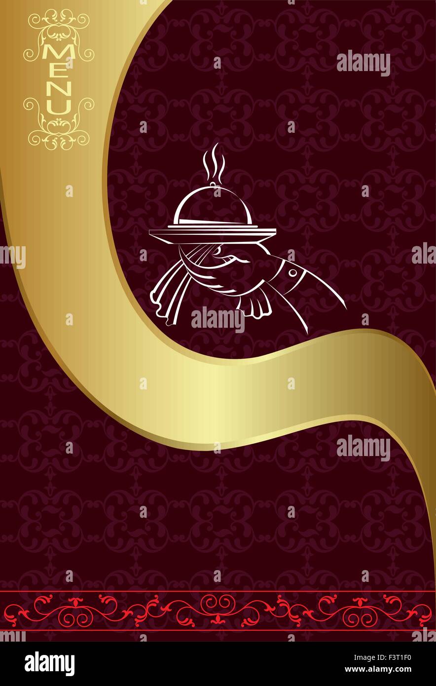 Menu Card Design Template Vector Art Stock Vector Image & Art - Alamy