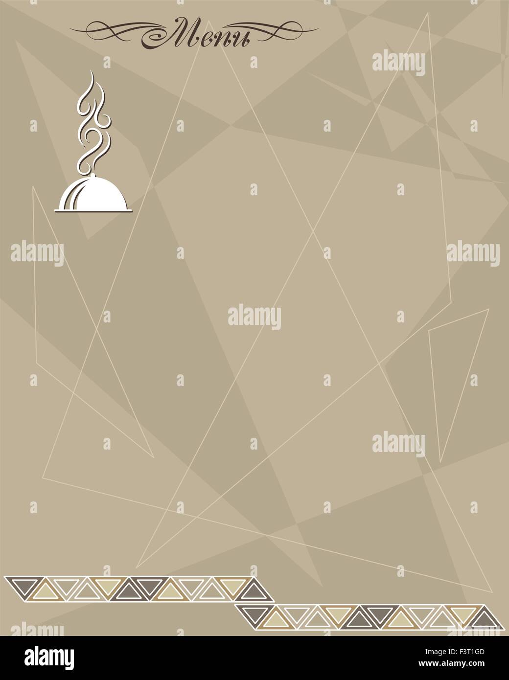 Menu Card Design Template Vector Art Stock Vector Image & Art - Alamy