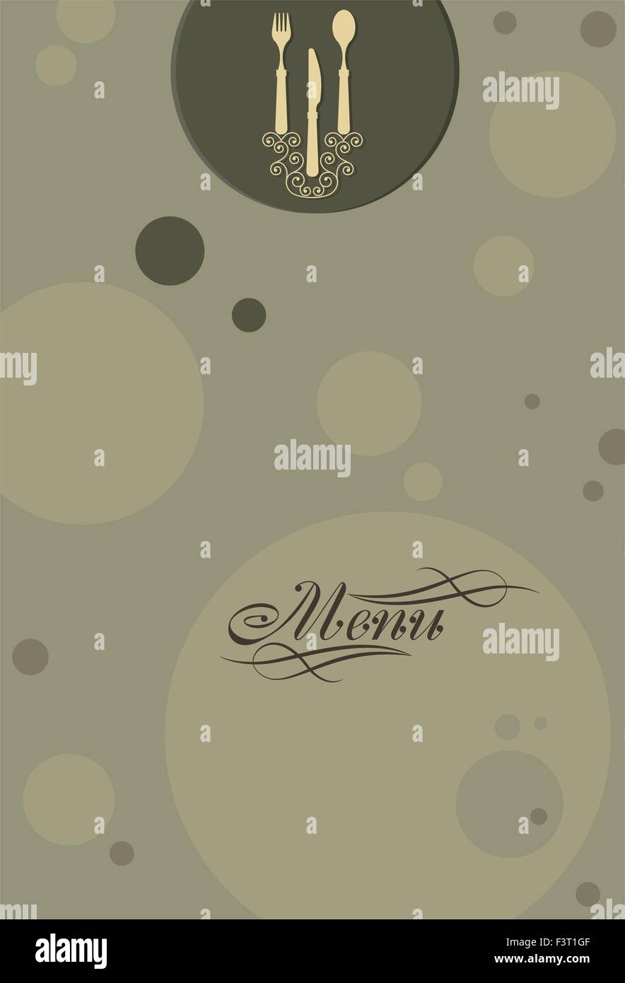 Menu Card Design Template Vector Art Stock Vector Image & Art - Alamy