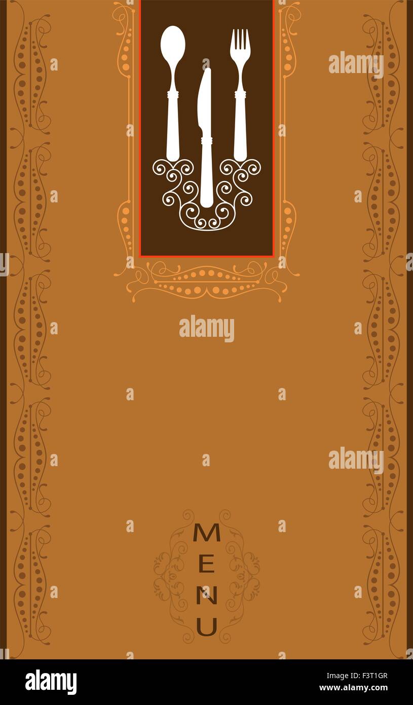 Menu Card Design Template Vector Art Stock Vector Image & Art - Alamy