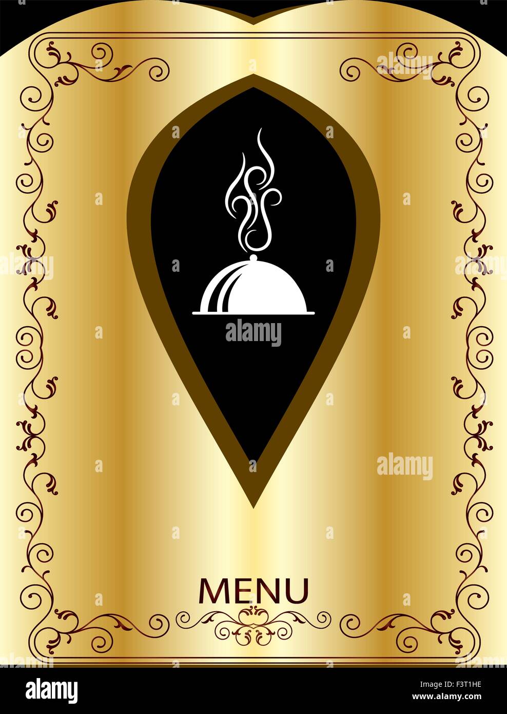 Menu Card Design Template Vector Art Stock Vector Image & Art - Alamy