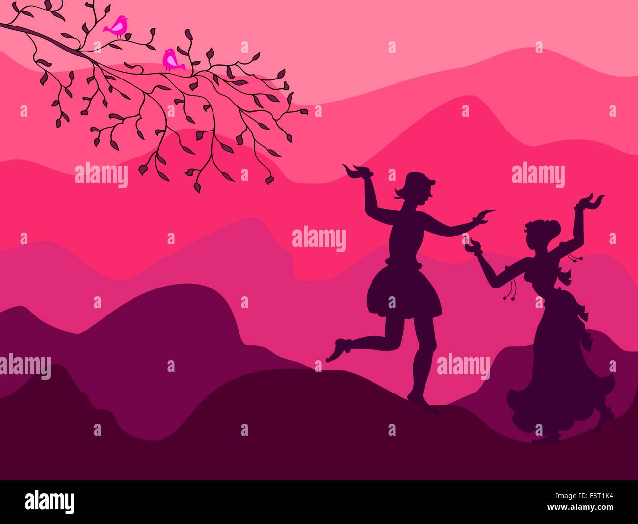 Shadow Art, Dancers Vector Art Stock Vector Image & Art - Alamy