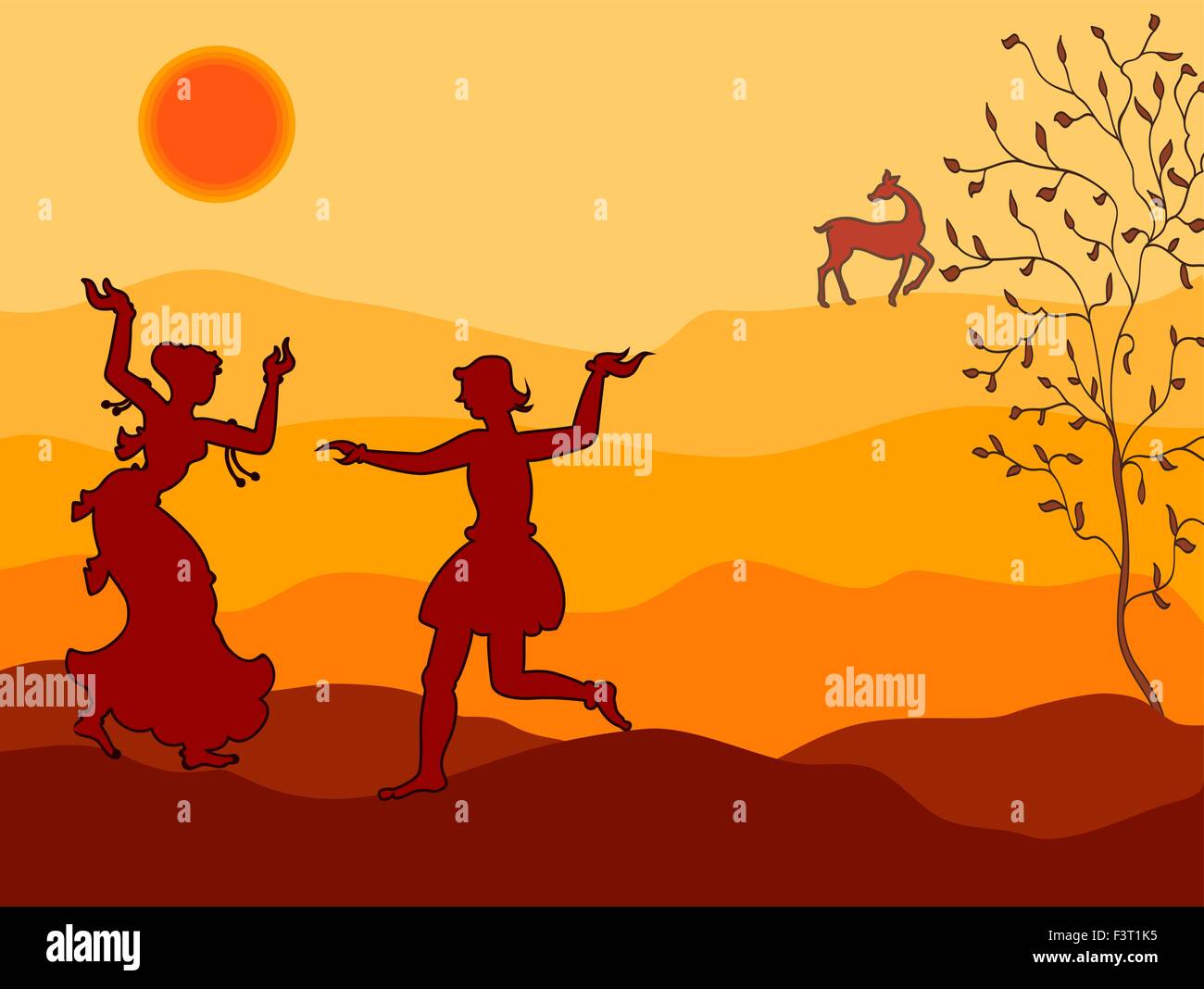 Shadow Art, Dancers Vector Art Stock Vector Image & Art - Alamy