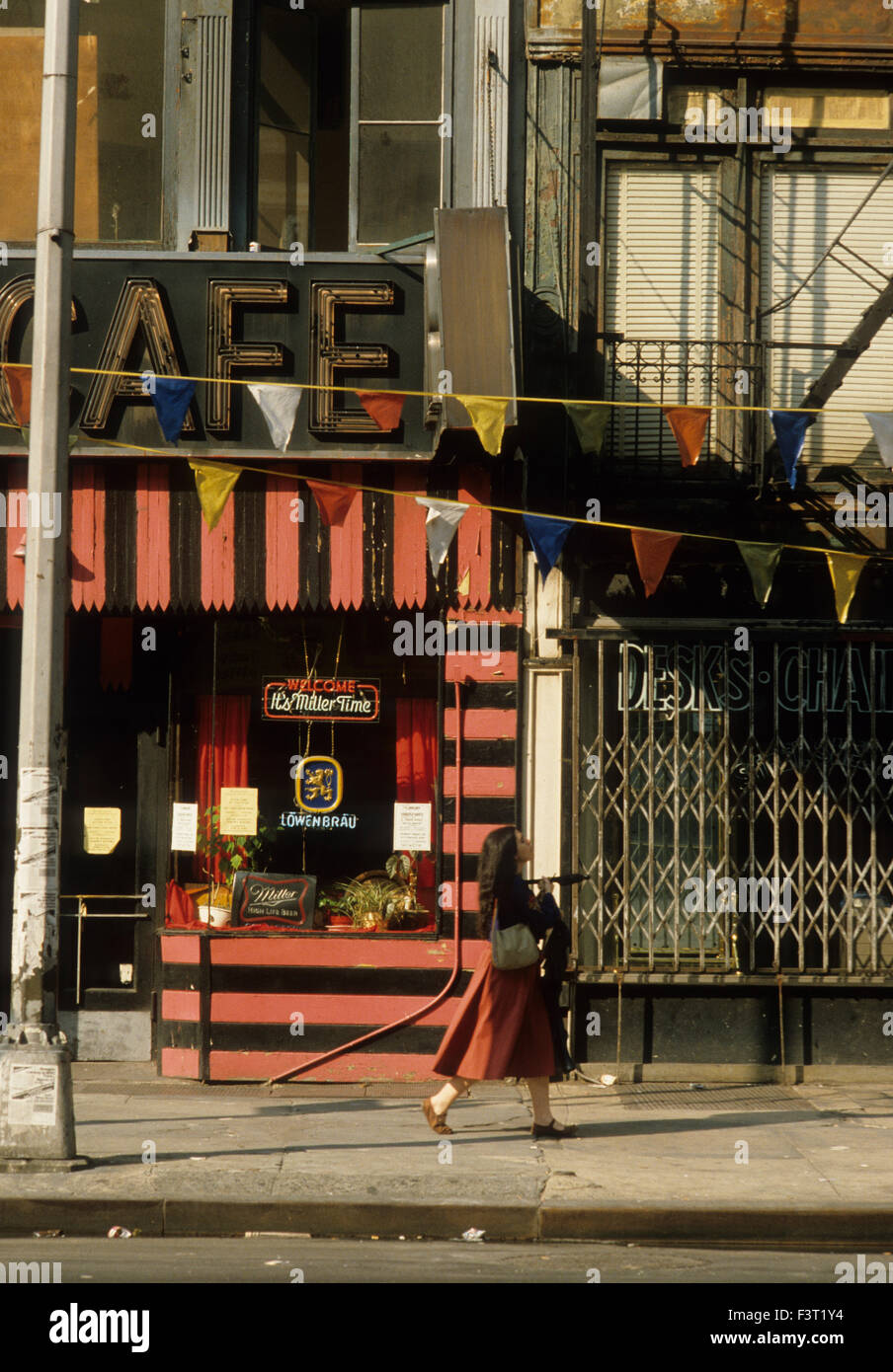 New York street scene, 1981 Stock Photo - Alamy