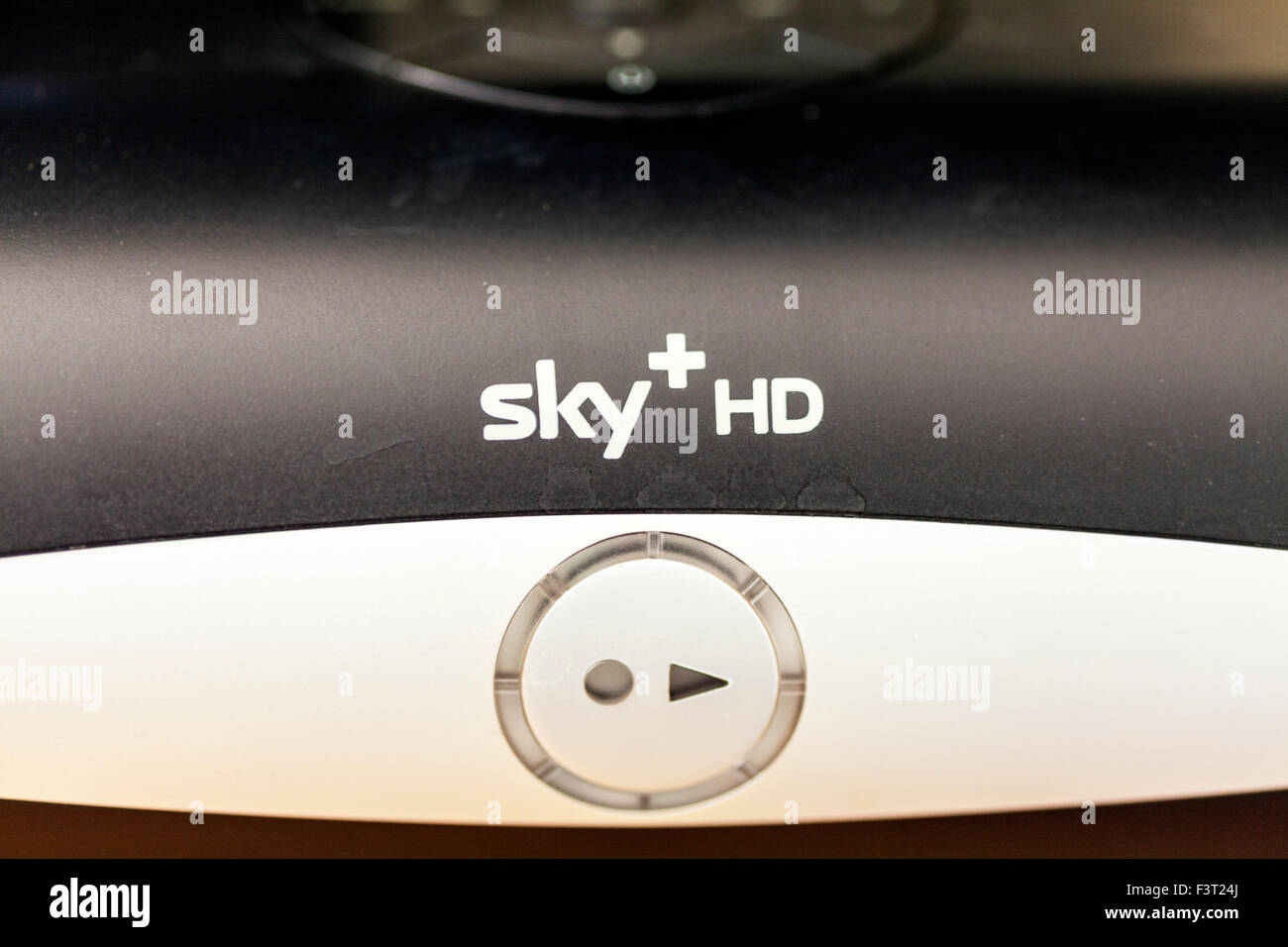 Sky HD box TV television satellite streaming box sky+ bskyb logo name ...