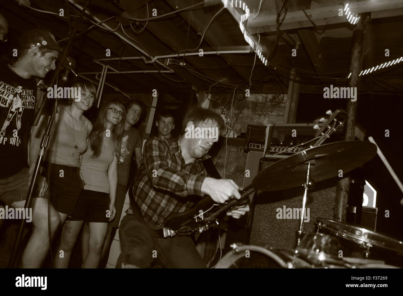 Tenement, a punk rock band from Wisconsin, play a basement show. Let's ...