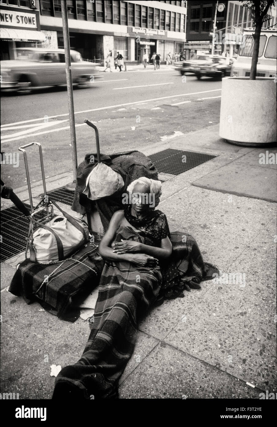 Homeless in New York City, 1981 Stock Photo - Alamy