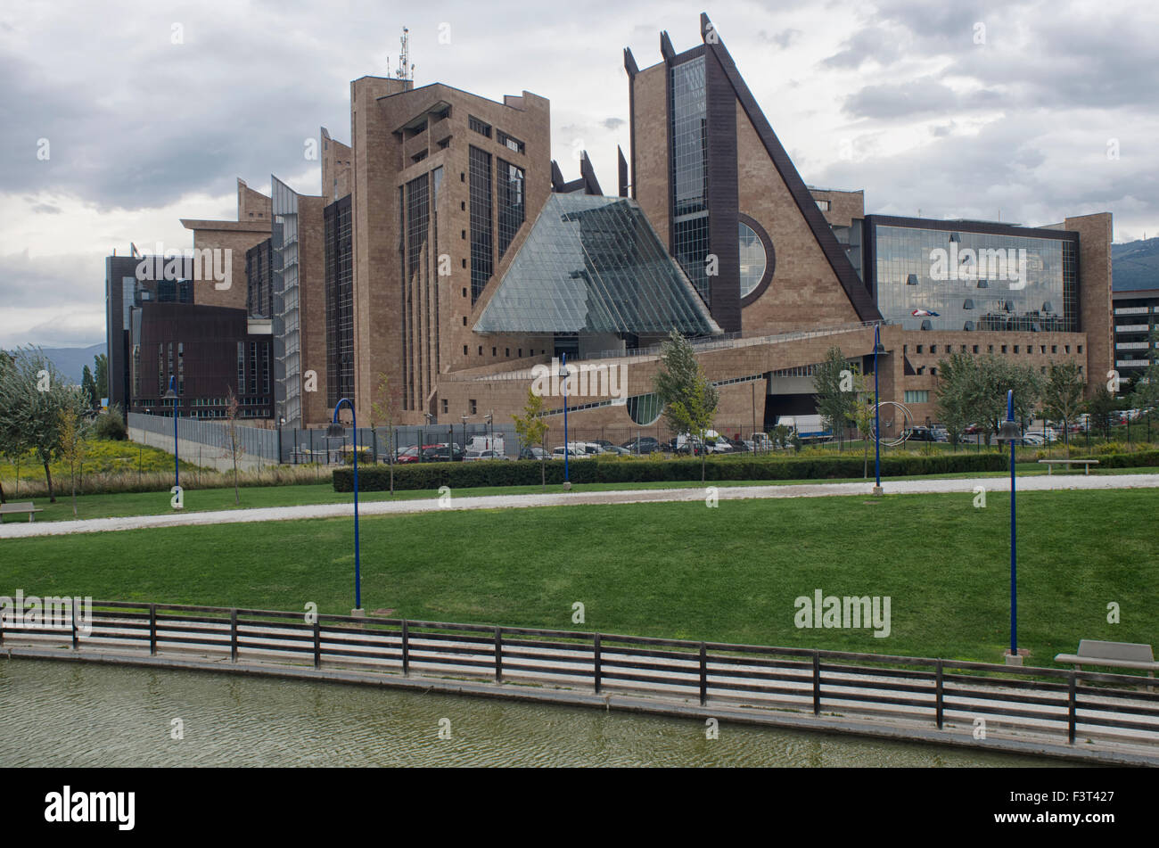 One example of futuristic architecture in Italy Stock Photo - Alamy