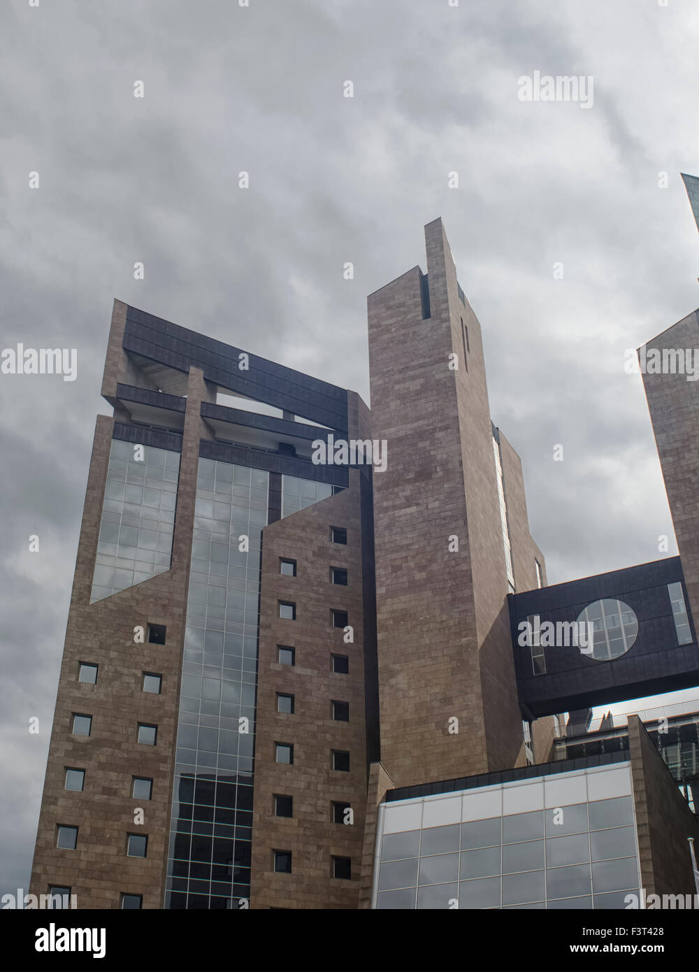View of the complex of modern buildings in Italy Stock Photo - Alamy