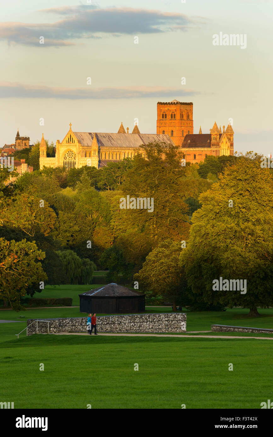 St albans verulamium park hi-res stock photography and images - Alamy