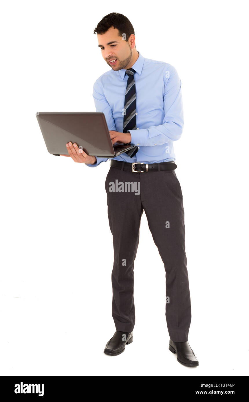 Office Man with laptop Stock Photo - Alamy