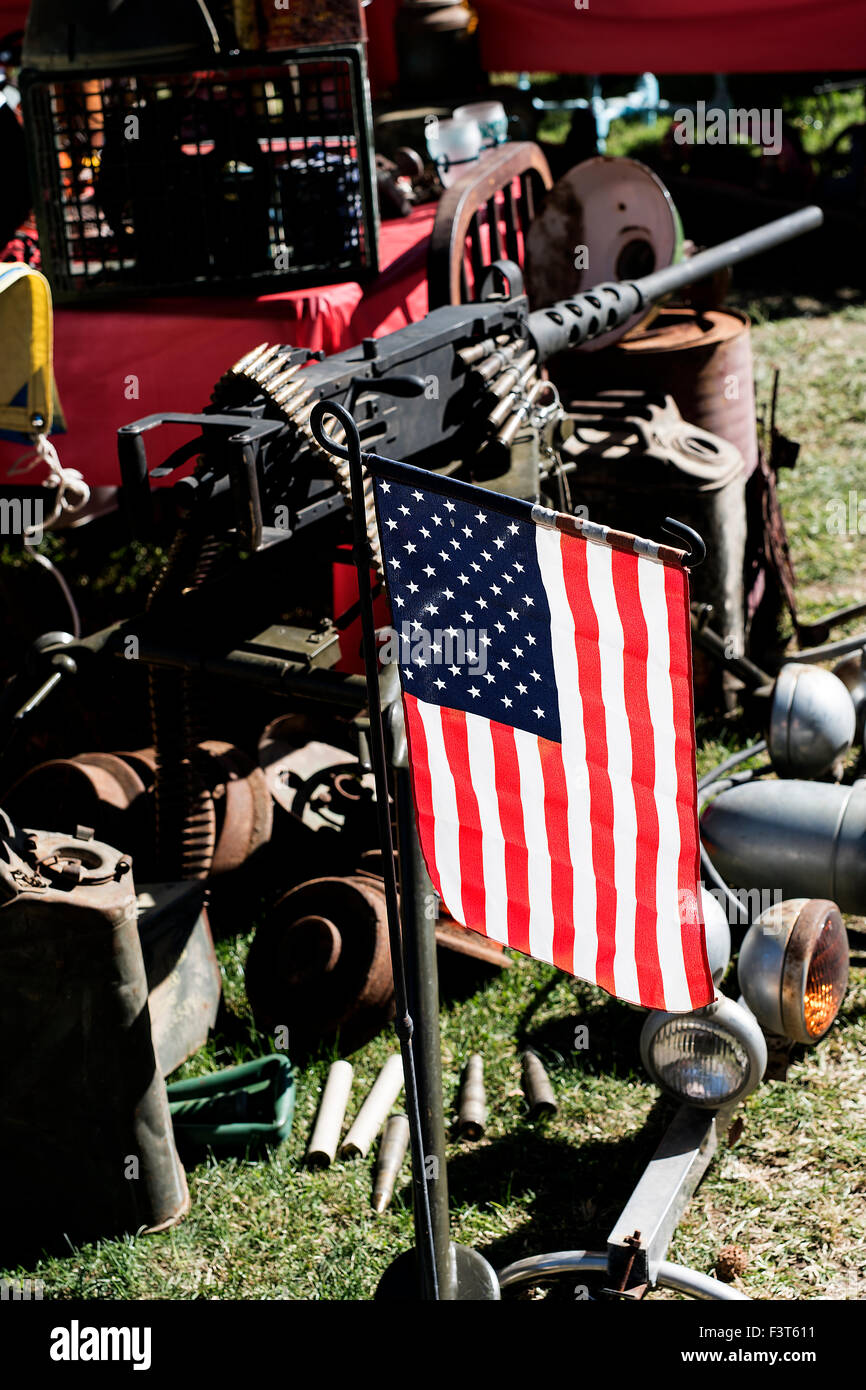 American gun flag hi-res stock photography and images - Alamy