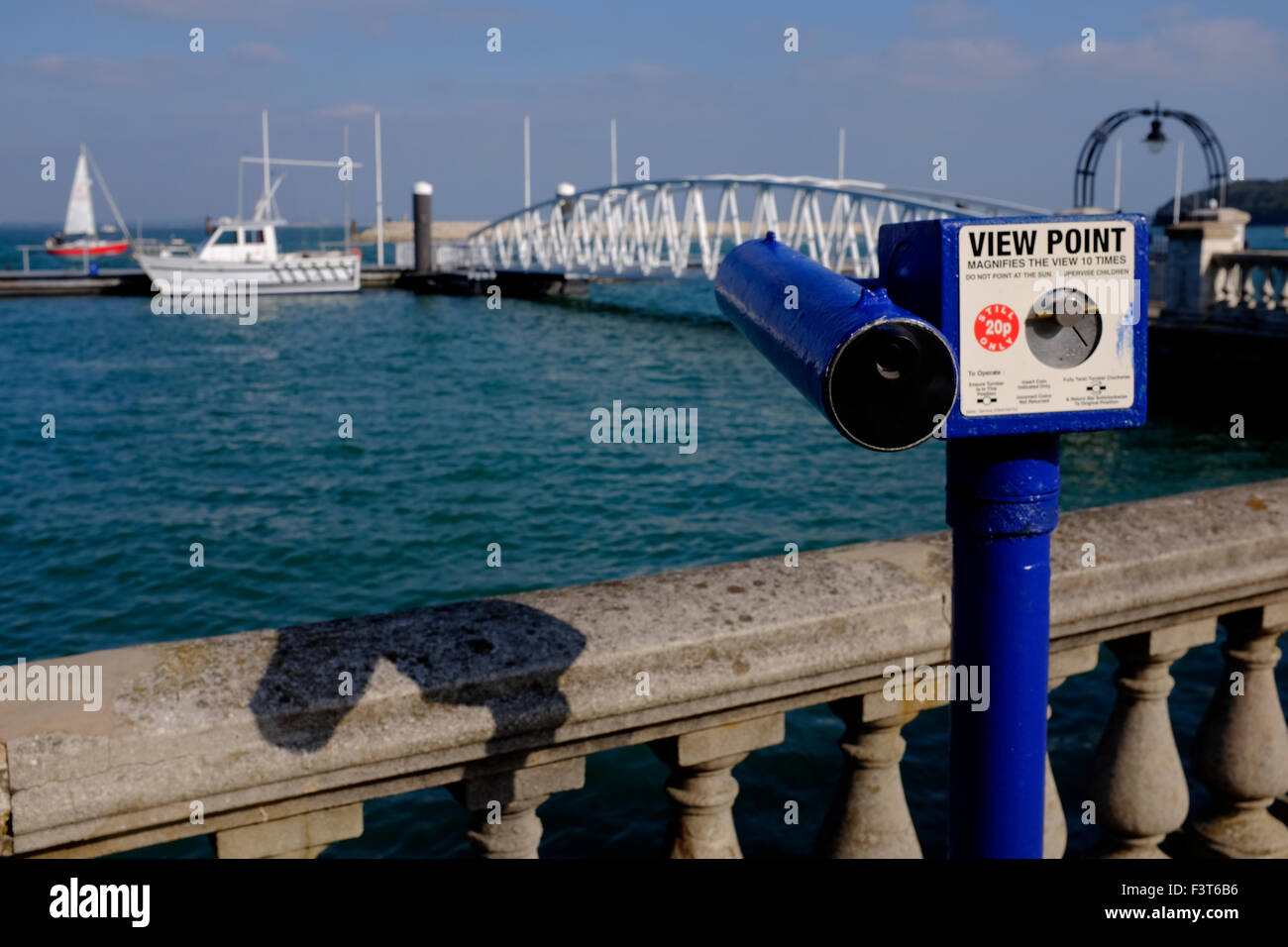 20p view point telescope spotting viewing seaside holiday tourist the ...