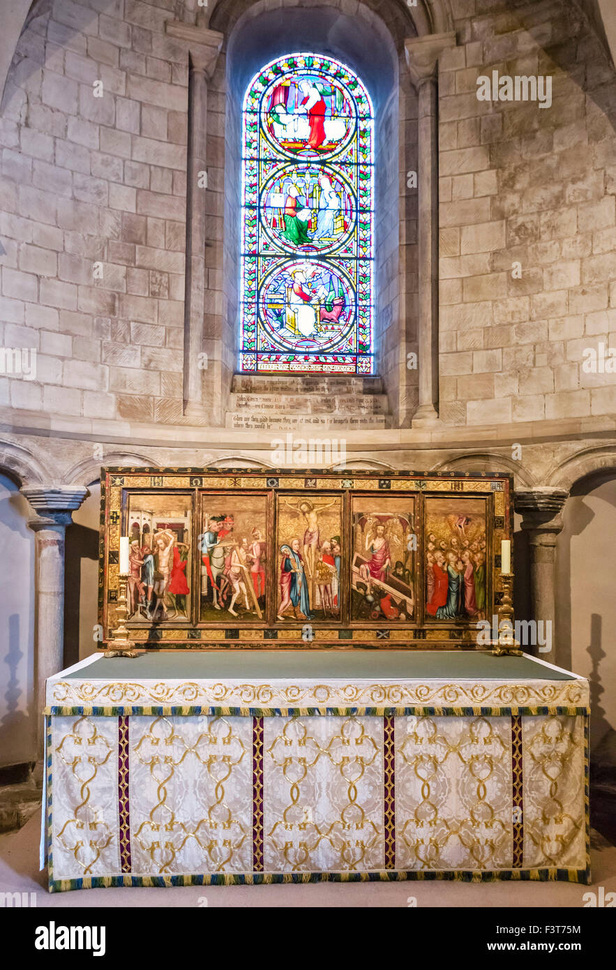 The Despenser Reredos or Retable, a late 14thC artwork in St Luke's ...