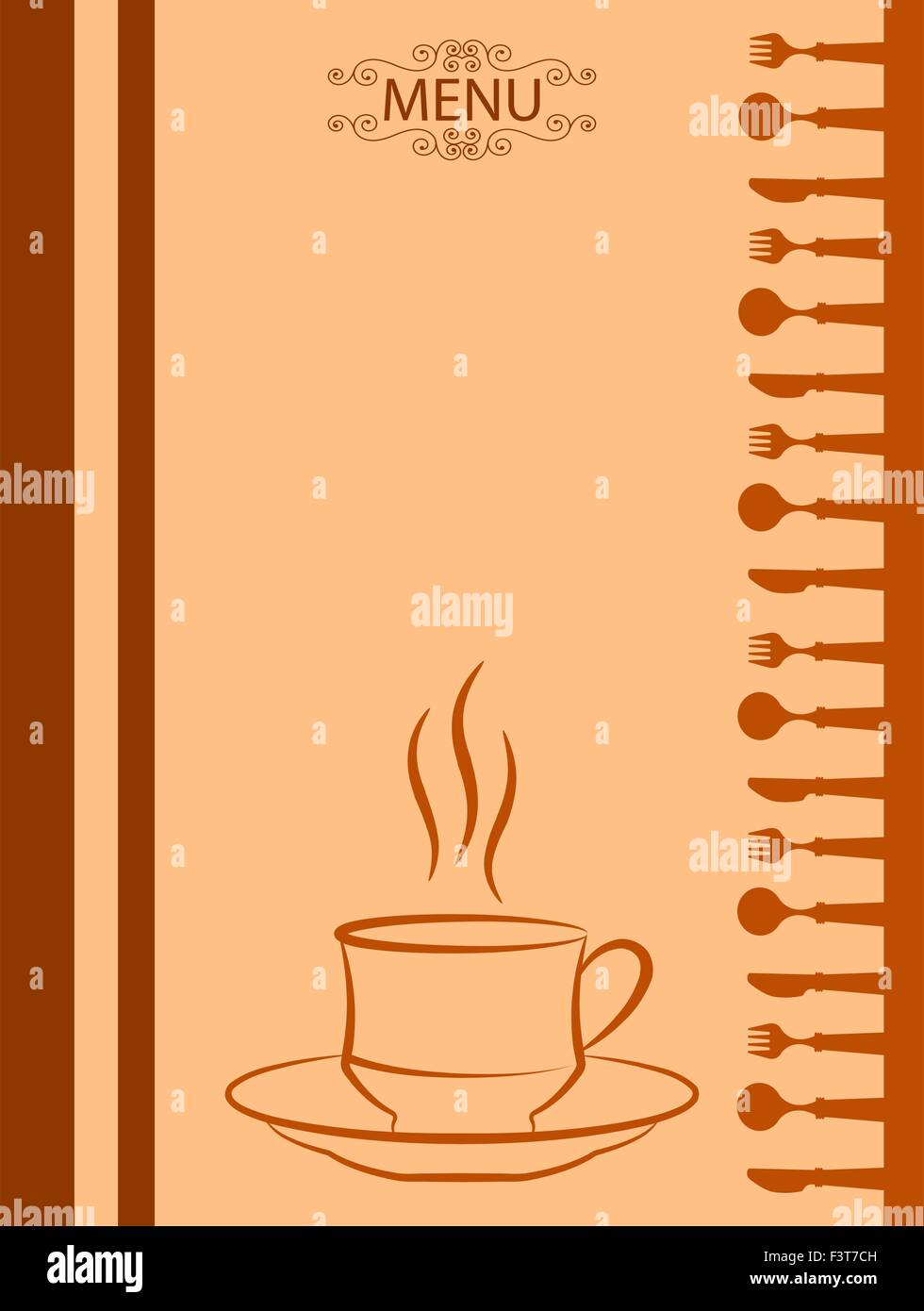 Coffee Menu Card Design Template Vector Art Stock Vector Image & Art ...