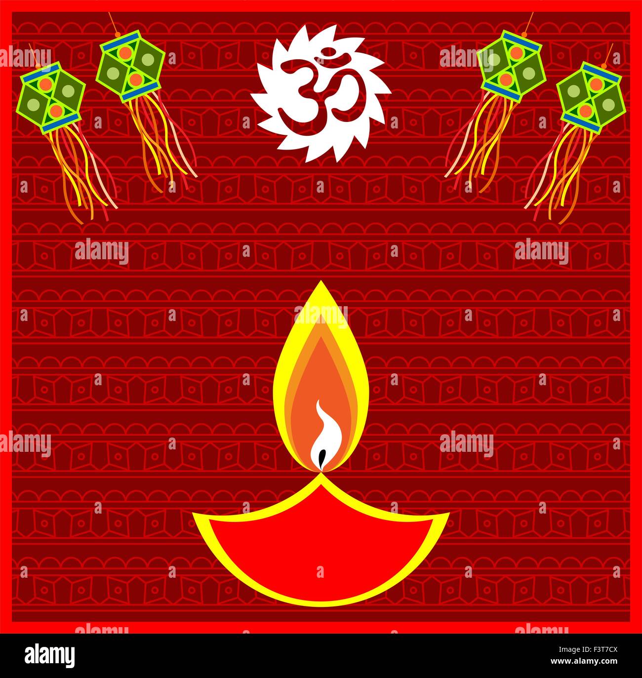 Diwali Greeting Design Vector Art Stock Vector Image & Art - Alamy