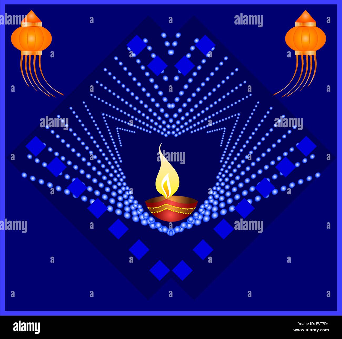Diwali Greeting Design Vector Art Stock Vector Image & Art - Alamy
