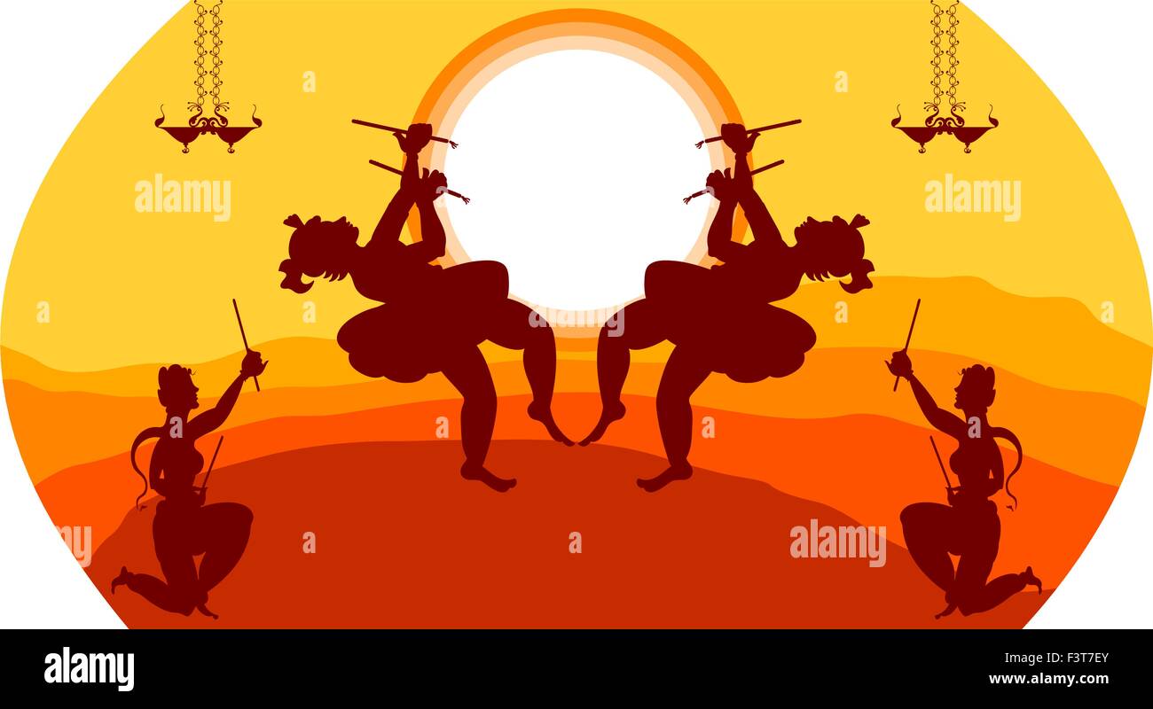 Garba Indian Dance Vector Art Stock Vector Image & Art - Alamy