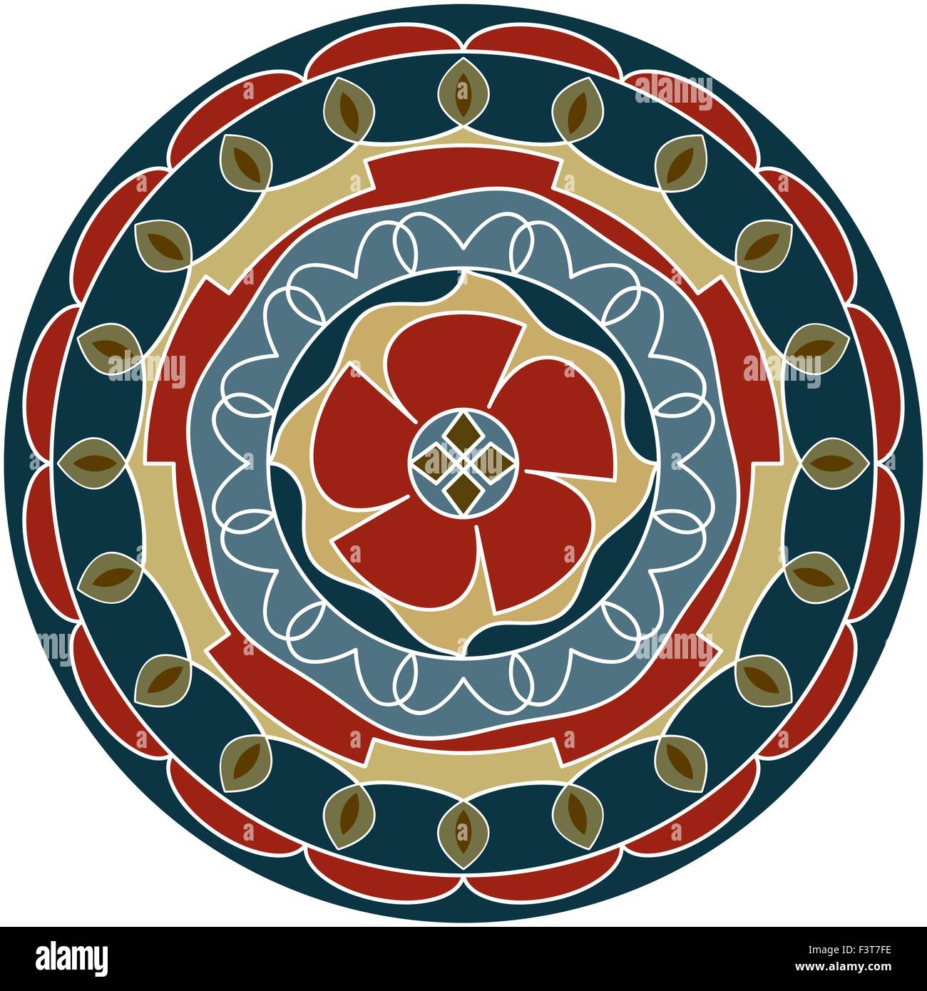 Rangoli Ornamental Design Vector Art Stock Vector Image & Art - Alamy