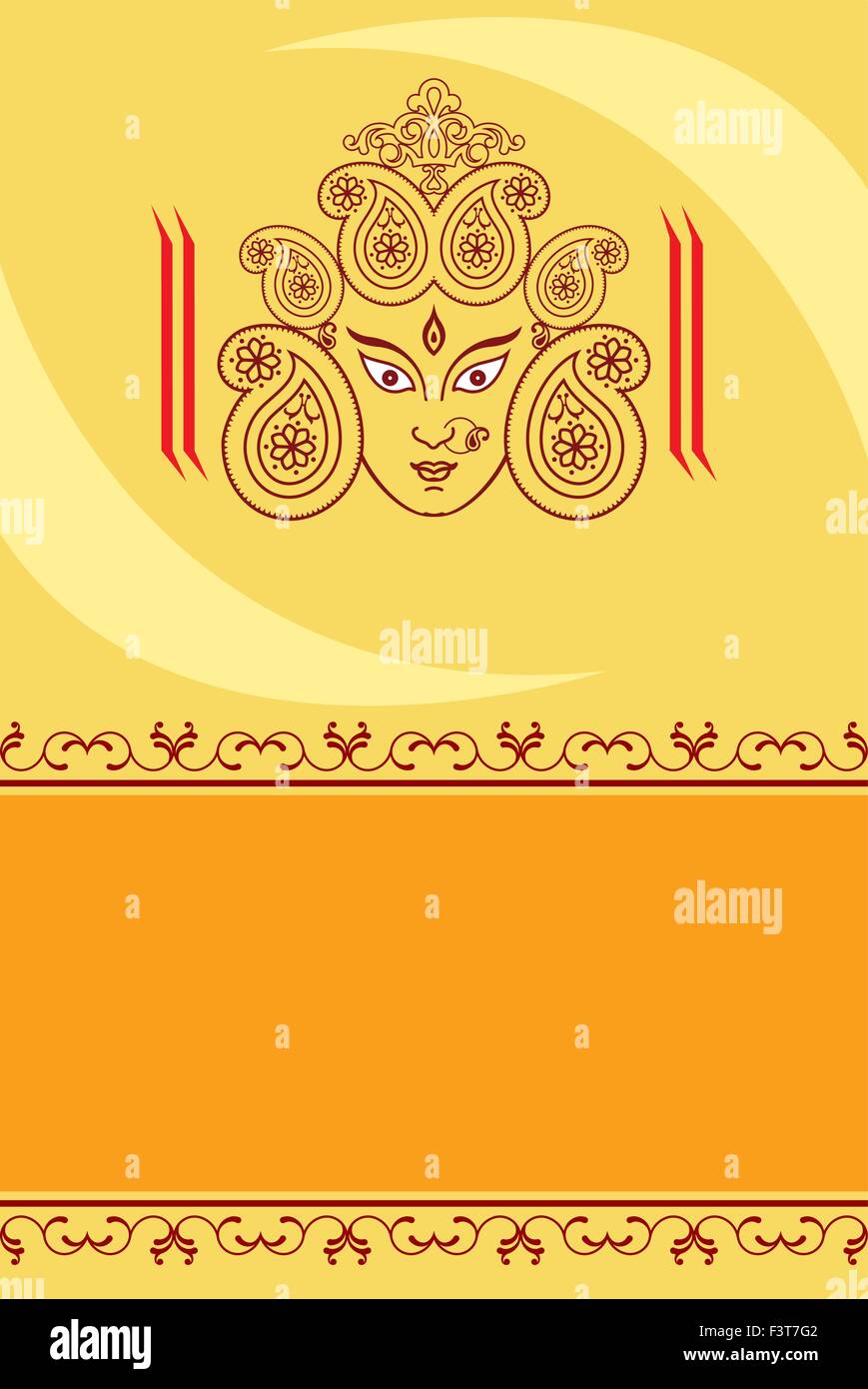 Durga Goddess of Power Vector Art Stock Vector Image & Art - Alamy