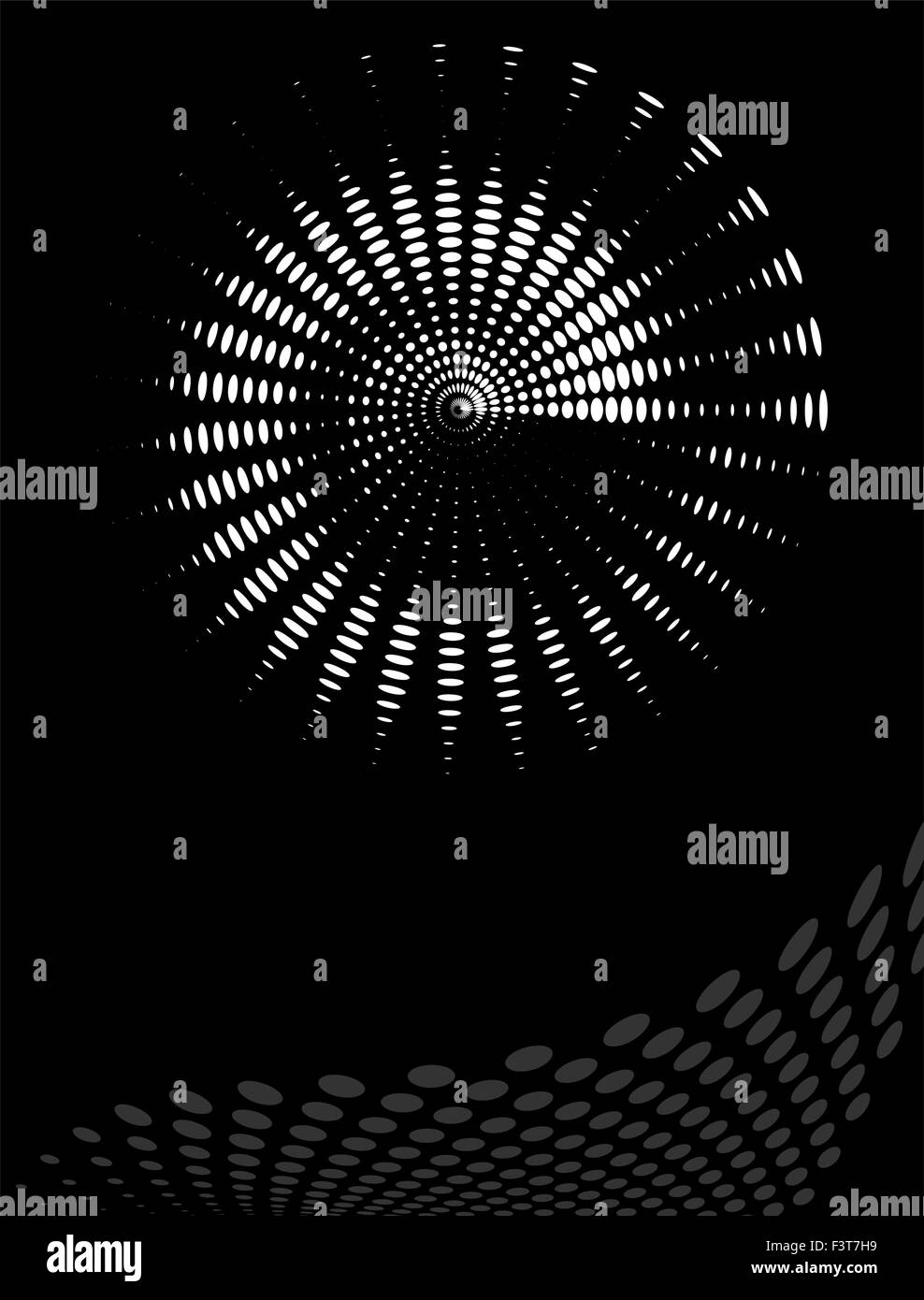 Background Composition, Web Template (Halftone) Vector Art Stock Vector ...