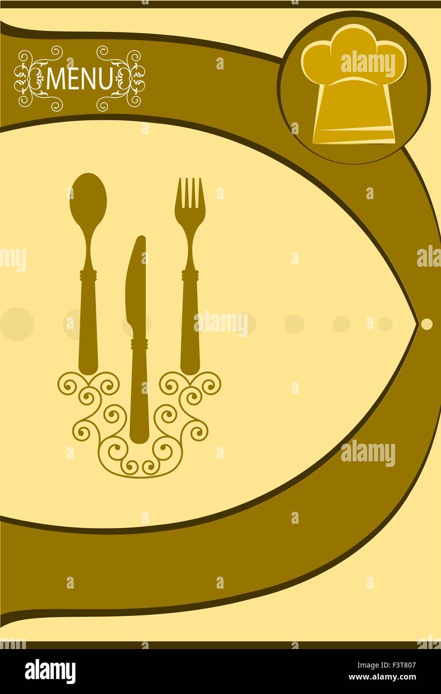 Menu Card Design Template Vector Art Stock Vector Image & Art - Alamy