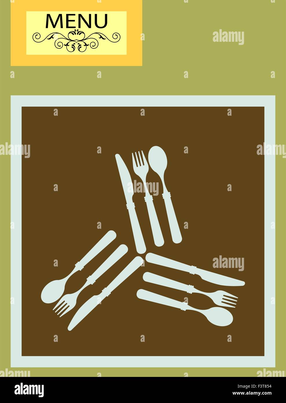 Menu Card Design Template Vector Art Stock Vector Image & Art - Alamy