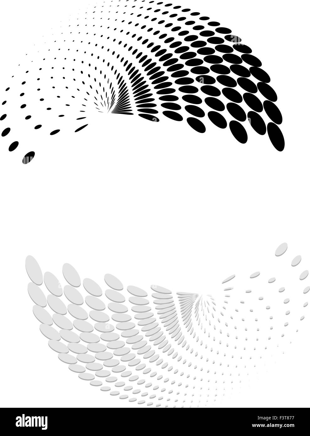 Background Composition, Web Template (Halftone) Vector Art Stock Vector ...