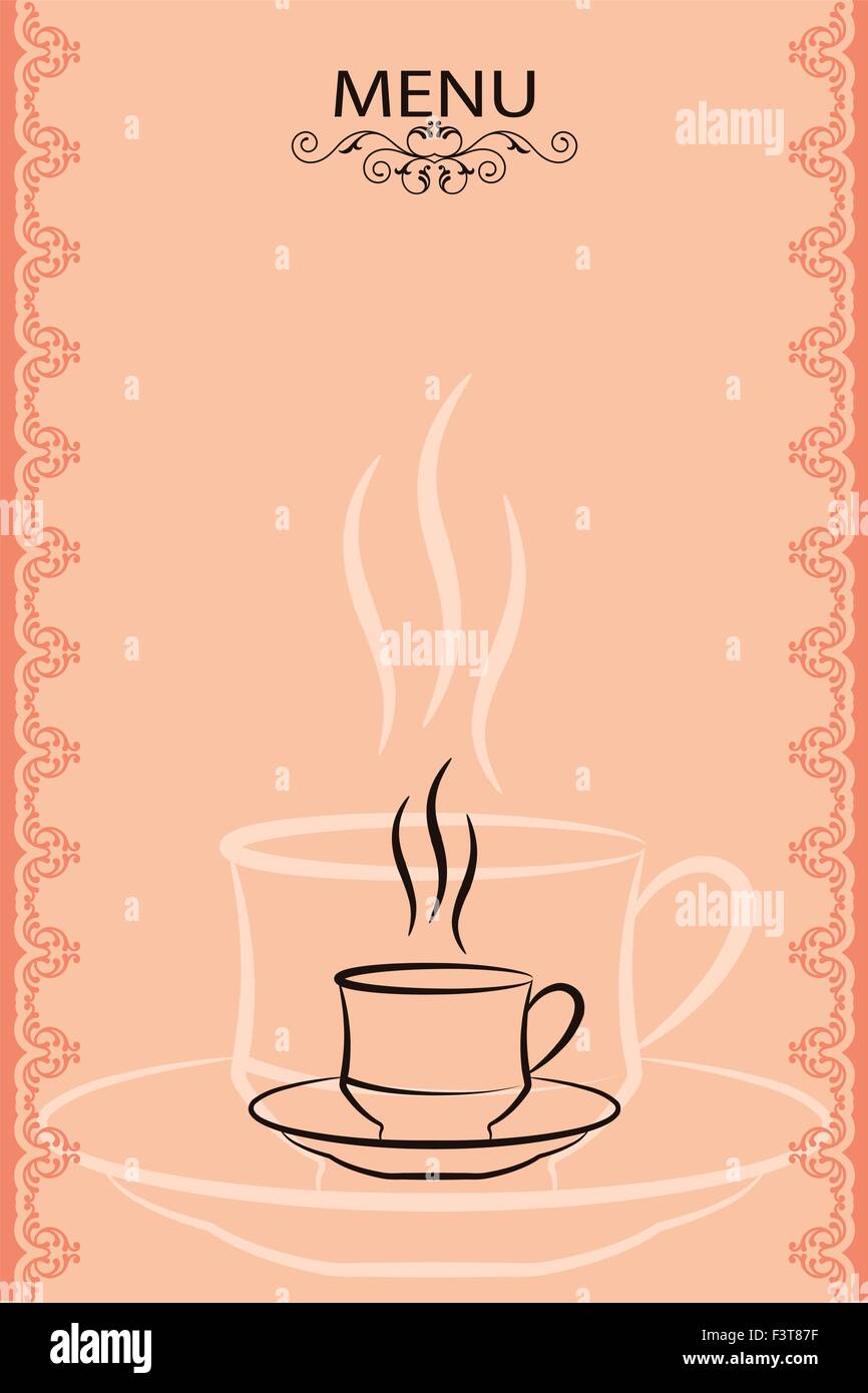 Coffee Menu Card Design Template Vector Art Stock Vector Image & Art ...