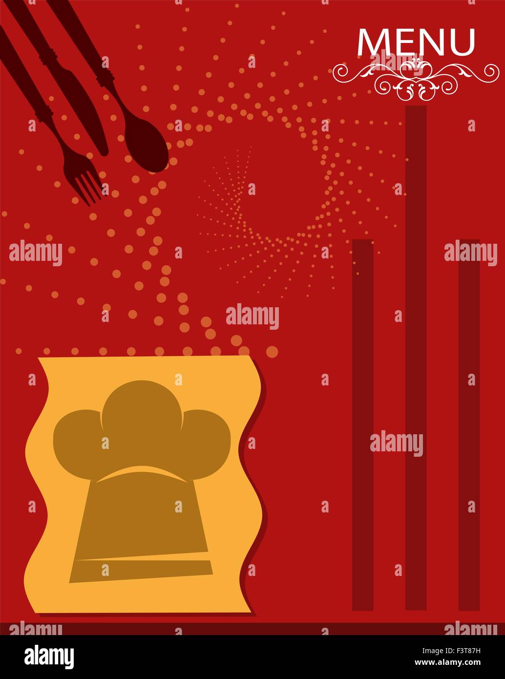 Menu Card Design Template Vector Art Stock Vector Image & Art - Alamy