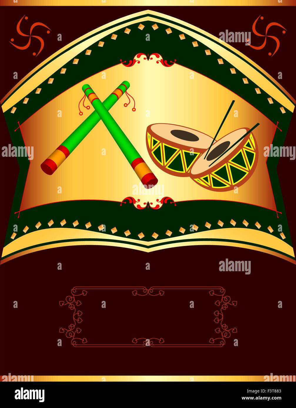 Garba Indian Dance Vector Art Stock Vector Image & Art - Alamy