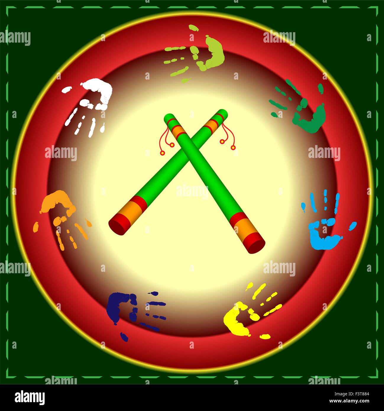 Garba indian dance vector art hi-res stock photography and images - Alamy